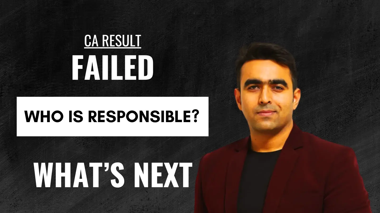 Failed in CA May Exam 2025? Here's How to Bounce Back Stronger