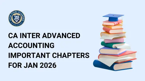 CA Inter Audit Important Chapters for Jan 2026